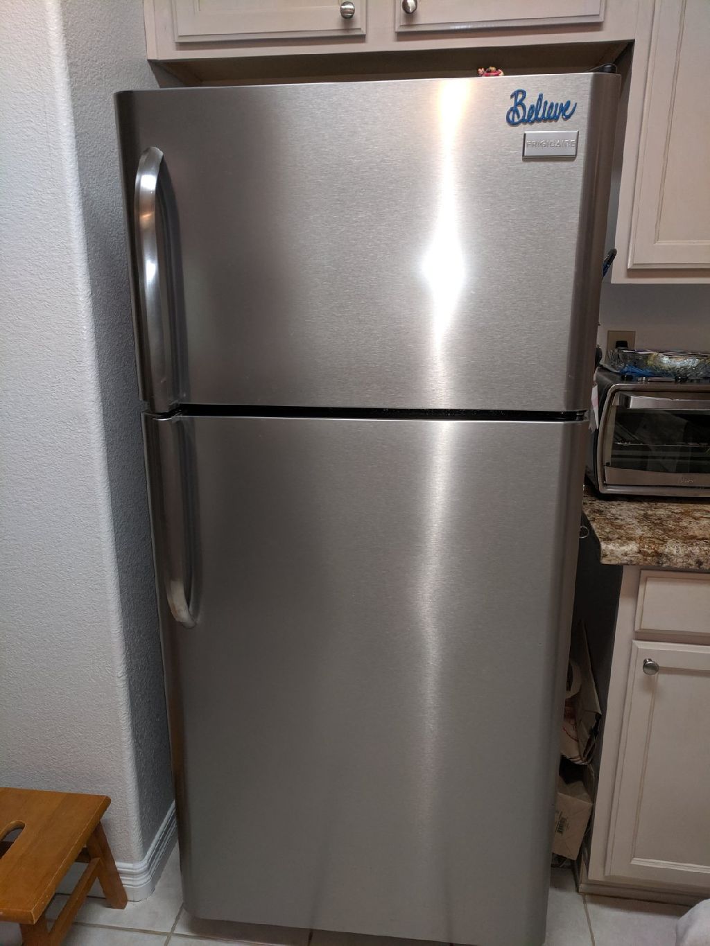 Frigidaire 18 c f Stainless Steel Refrigerator - Claz.org