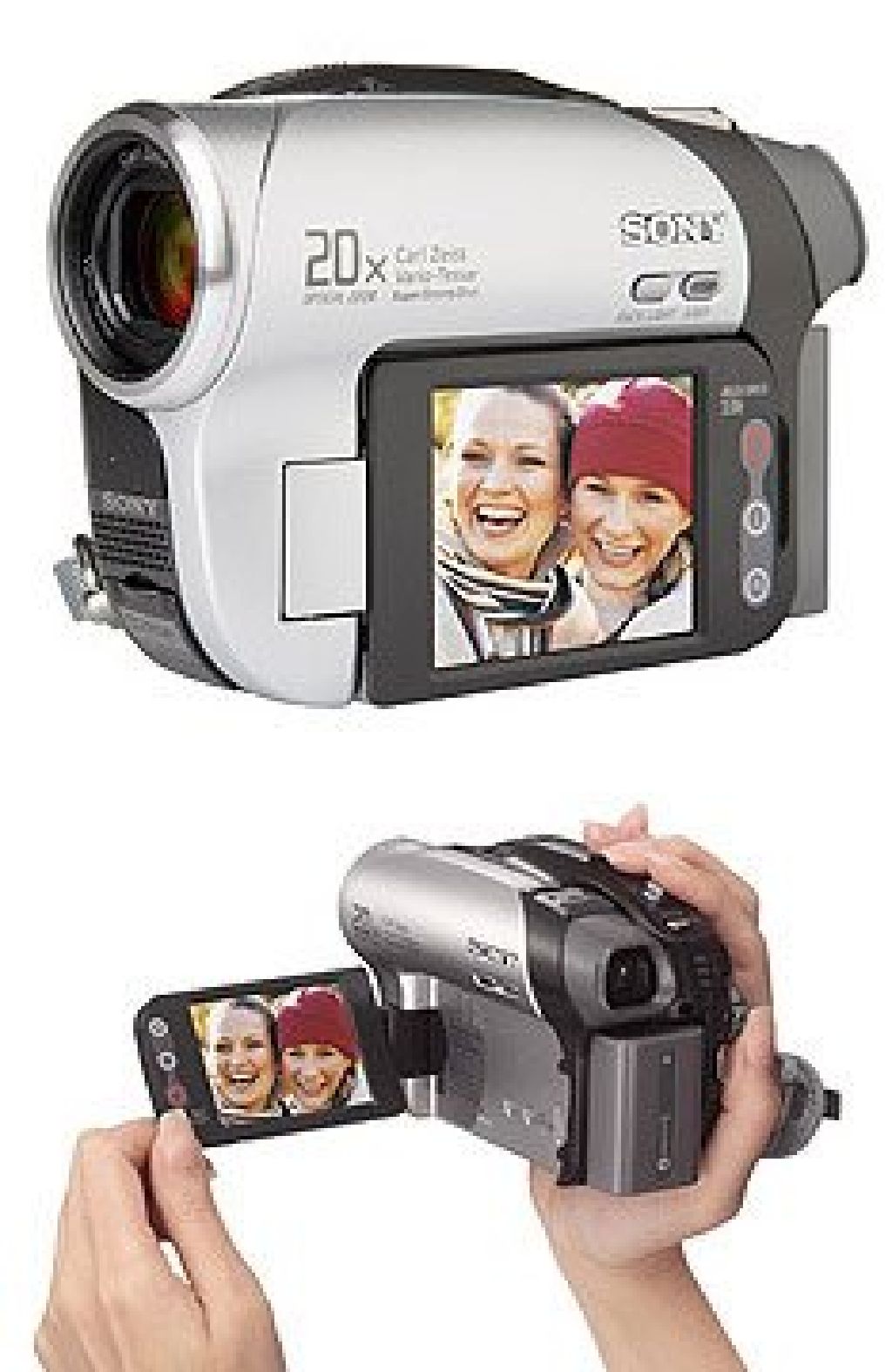 SONY DCR-DVD92 DVD Handycam Camcorder w/20x Optical Zoom(accesories ...