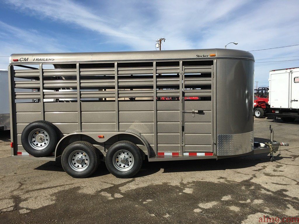 16ft Livestock Trailer, CM Stock Trailer CMS6640-16 - Claz.org