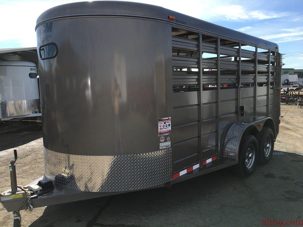 16ft Livestock Trailer, CM Stock Trailer CMS6640-16 - Claz.org