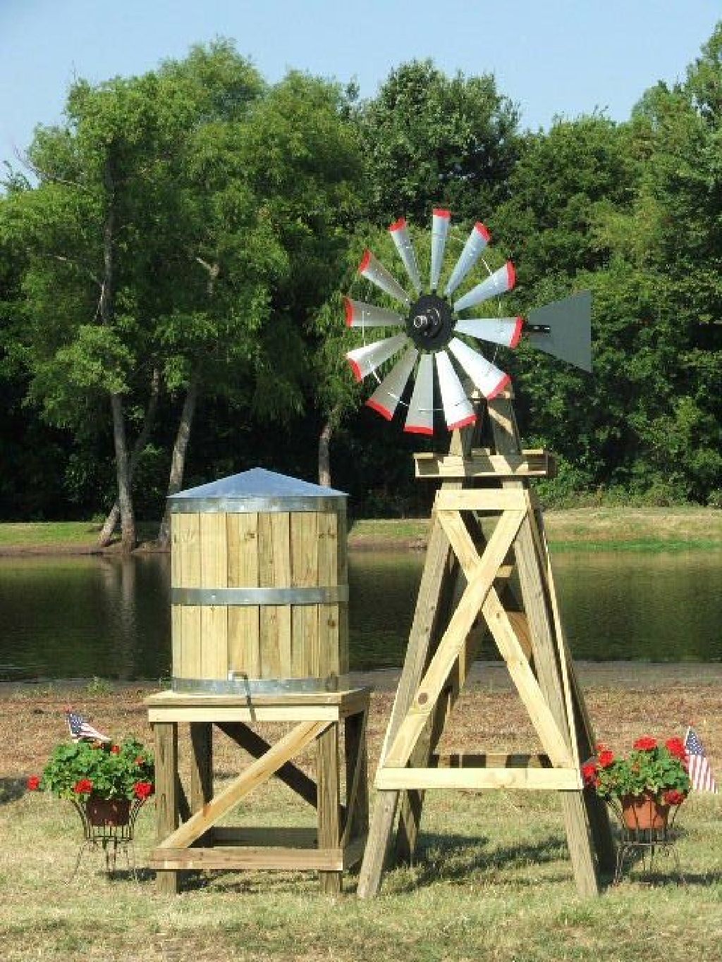 Rustic Americana Windmill Decor, Windmills and Water Tower - Claz.org